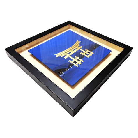 Sacred Pass Gold Abstract Painting By Magdalena Staicut