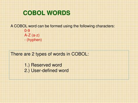PPT Structured Programming Language COBOL PowerPoint Presentation