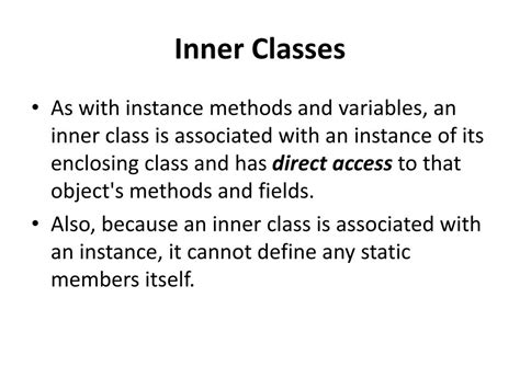 Ppt Nested Classes Powerpoint Presentation Free Download Id2656734