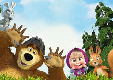 Masha And The Bear Invitations Fazendo A Nossa Festa Masha And The