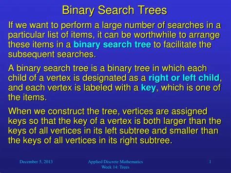 Ppt Binary Search Trees Powerpoint Presentation Free Download Id