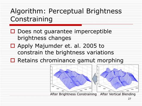 Ppt Color Seamlessness In Multi Projector Displays Using Constrained Gamut Morphing Powerpoint