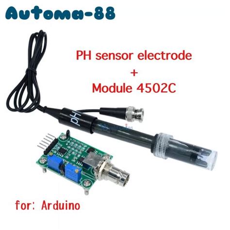 Jual Extra Cashback Ph Meter Detector Sensor Probe Modul Arduino Modul