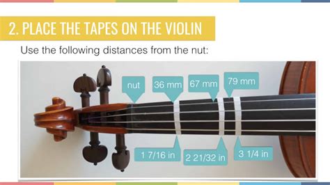 How To Put Finger Stickers Markers On Your Violin By Measuring Violin Violin Fingering Chart