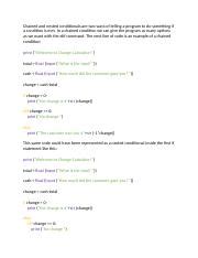 Improving Code Readability Chained Vs Nested Conditionals Course Hero