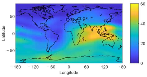 A Standard Global Ionospheric Tec Map Shown Here Is The Global
