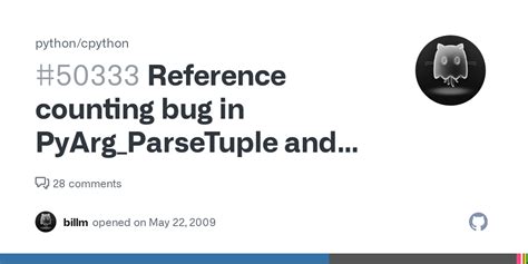 Reference Counting Bug In Pyarg Parsetuple And Pyarg