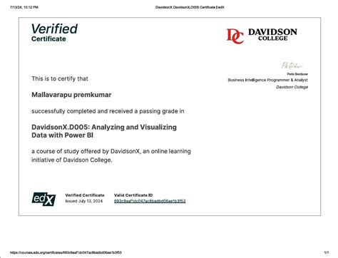 Prem Kumar On Linkedin Powerbi Dataanalytics Certification