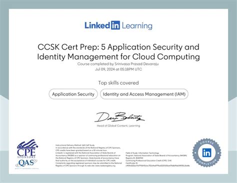 Just Finished The Course “ccsk Cert Prep 5 Application Security And Identity Management For Just Finished The Course “ccsk Cert Prep 5 Application Security And Identity Management For