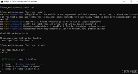 Vue项目创建和使用vue项目创建完成后如何能使用 Csdn博客