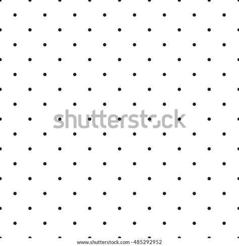 Seamless Polka Dot Pattern Monochrome Dotted Stock Vector Royalty Free