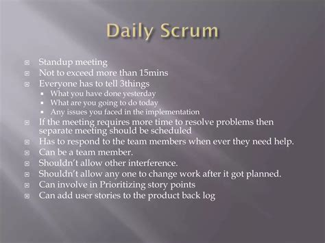 Scrum Practice Ppt