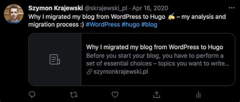 Missing Article Image On Twitter Due To Getmatch In Hugo Template — Szymon Krajewski — About