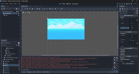 Godot 403 Parallax Background Layer Issues Godot Forums