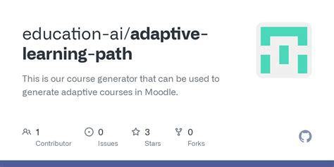 Github Education Aiadaptive Learning Path This Is Our Course