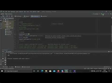 Text To Speech In Python Using The Pyttsx Pyttsx Module Works Offline Python Tutorial YouTube