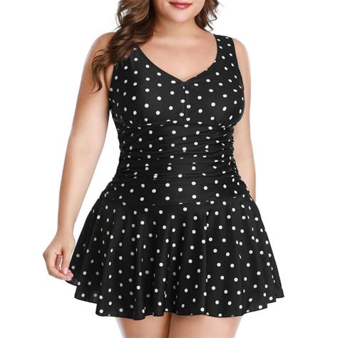 Summer Mae Womens Plus Size Flower Printing Shaping Body One Piece