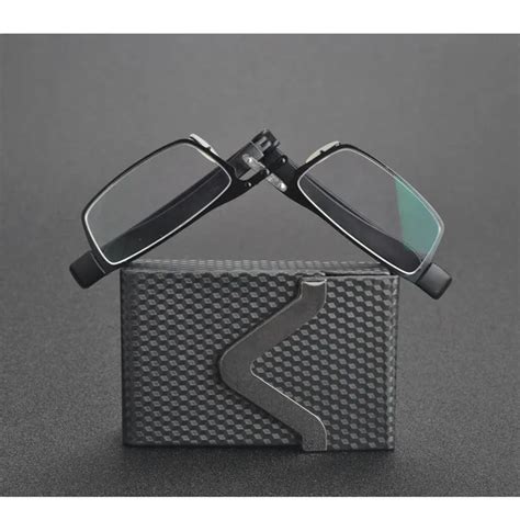 Upscale Brand Alloy Frame Anti Fatigue Resin Lenses Folding Reading