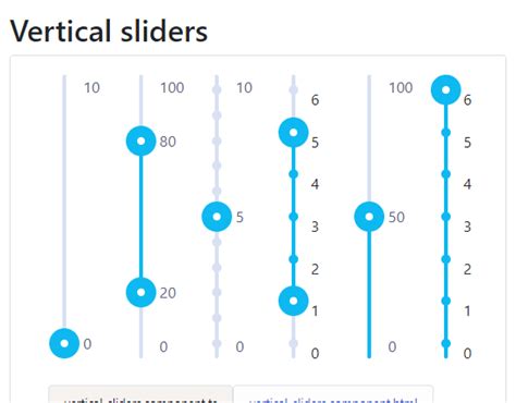 Mobile Friendly Range Slider Control Component For Angular 5 Angular