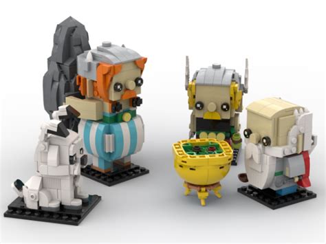 Lego Moc Panoramix Getafix Asterix And Obelix By Abracadabrick Rebrickable Build With Lego