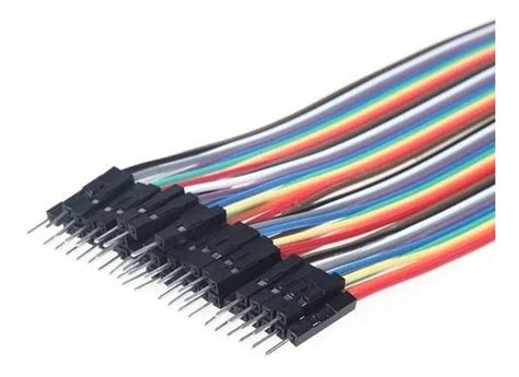 Cabo Jumper 30cm Macho X Macho 40 Unidades Para Arduíno R 2490 Em