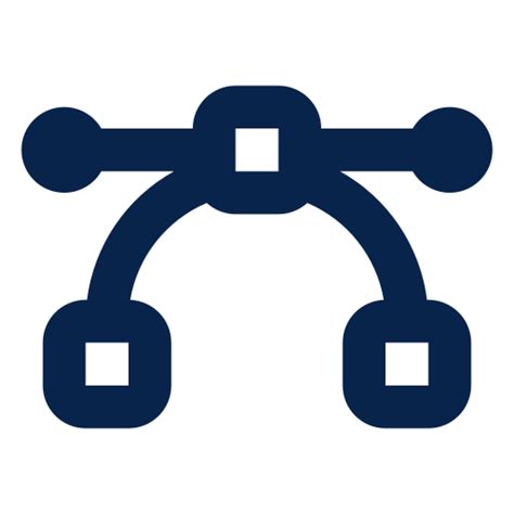 Vector Bezier Design And Development Icons