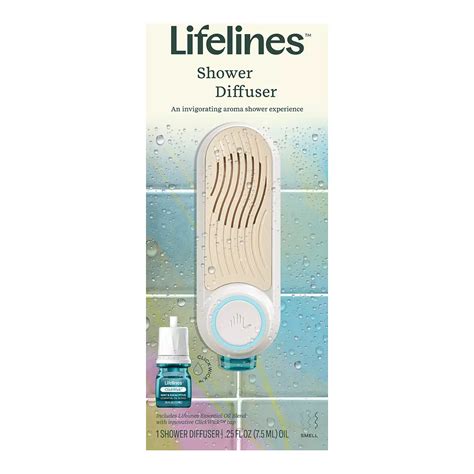 Lifelines Shower Diffuser Plus Essential Oil Blend
