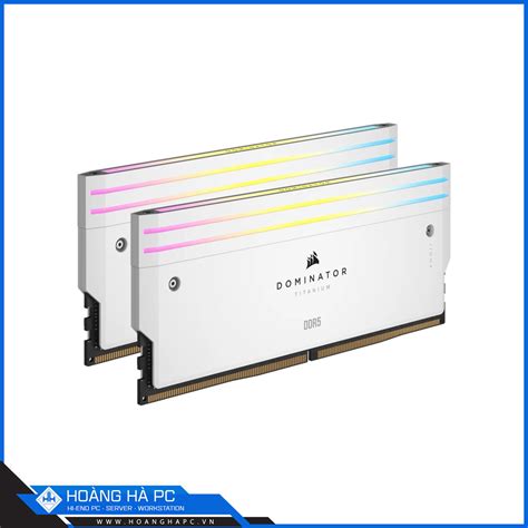 Ram Ddr5 Corsair Dominator Titanium Rgb 32gb 7000mhz 2x16gb White C34