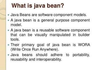 java bean 搜狗百科
