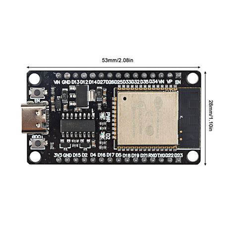 Esp32 Ch340c Usb Type C Development Board Wifibluetooth Adapter Boa