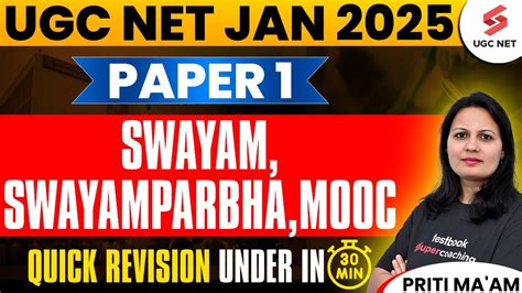 ugc net paper 1 revision 2024 ugc net paper 1 swayam swayamprabha
