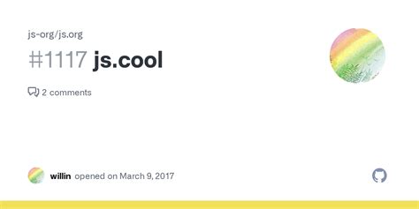 Ol · Issue 1117 · Js Org · Github