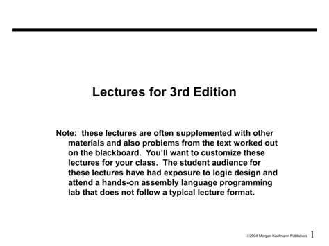 Lectures For Nd Edition Csie Ncku