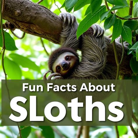 Fun Facts About Sloths A Fascinating Dive Into The World Of These Slow