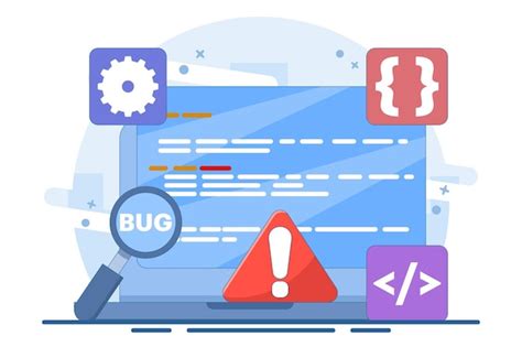 Premium Vector Vector Illustration About Bug Report Concept Or Computer Bug Detection