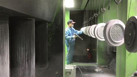 서진산업 분체도장작업 Youtube