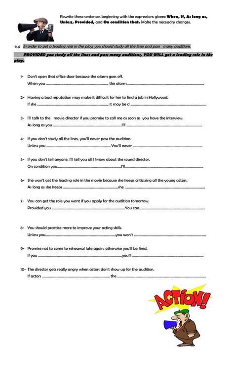 Conditional With Other Expressions Worksheet