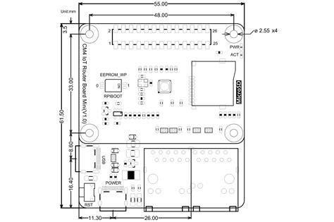 Raspberry Pi Compute Module 4 Iot Router Carrier Board Mini Robotshop
