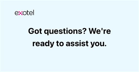 Get In Touch Contact Exotel