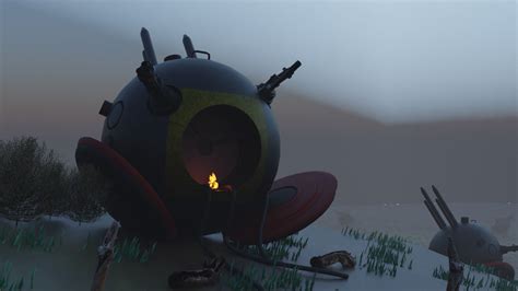 Crashed Spaceship 3d Model Cgtrader