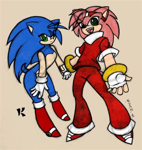 Genderbent Sonamy By Kuyangkuyang Sonic Favorite Character Sonic Franchise