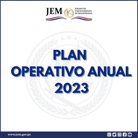Jem Aprueba Plan Operativo Anual 2023 Jurado De Enjuiciamiento De