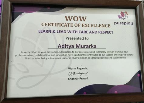 aditya murarka on linkedin gratitude recognition professionalgrowth pureplayers