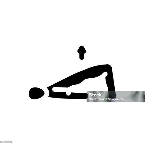 설교자 컬 피트니스 운동 팔 글리프 아이콘 벡터 일러스트 레이 션 다리 신체 부분에 대한 스톡 벡터 아트 및 기타 이미지