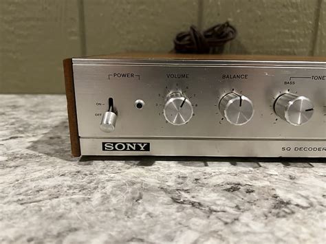 Sony SQ Quadraphonic Decoder Amplifier Model SQA 200 Reverb