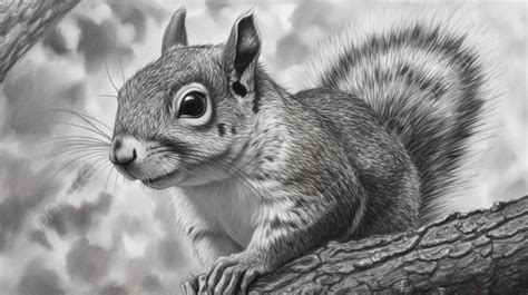 Squirrel In Pencil Drawing By Amy Background Picture Of A Squirrel Drawing Squirrel Cute