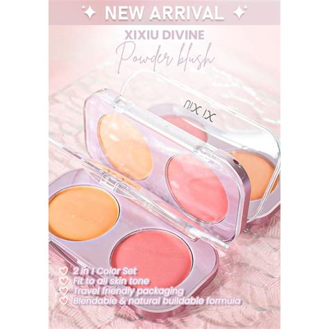 Jual Xi Xiu Divine Powder Blush Blush On Pemerah Pipi Shopee Indonesia