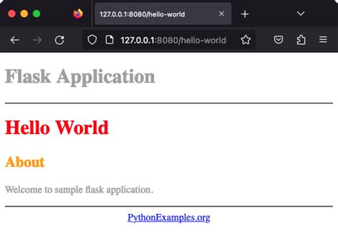 Pass Variable From Python To Html Template In Flask