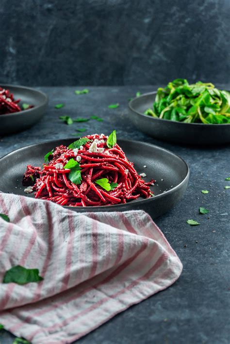 Creamy Blender Beetroot Pasta Life And Lemons