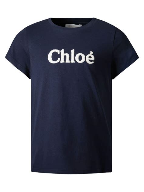 ChloÉ T Shirt Navy Blue For Girls